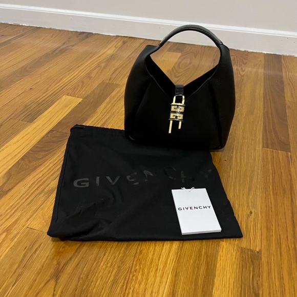 Givenchy | Bags | Givenchy Ghobo Mini Leather Hobo Bag Black | Poshmark
